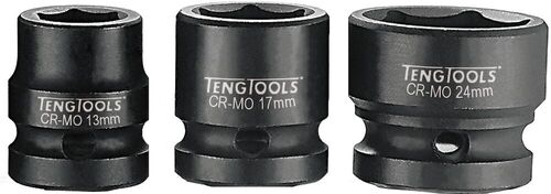 1/2" Stubby Impact Socket DIN Metric 10mm | TengTools